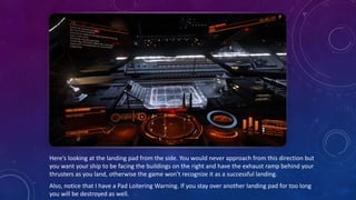 Elite Dangerous Basic Flight Tutorial | PPTX