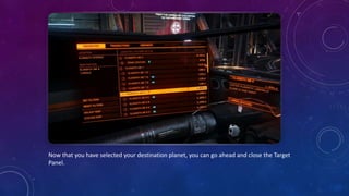 Elite Dangerous Basic Flight Tutorial | PPTX