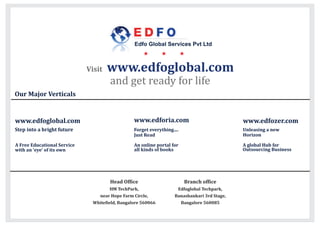 Introducing EdfoGlobal | PPT