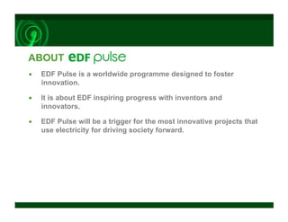 EDF Pulse innovation Contest | PDF