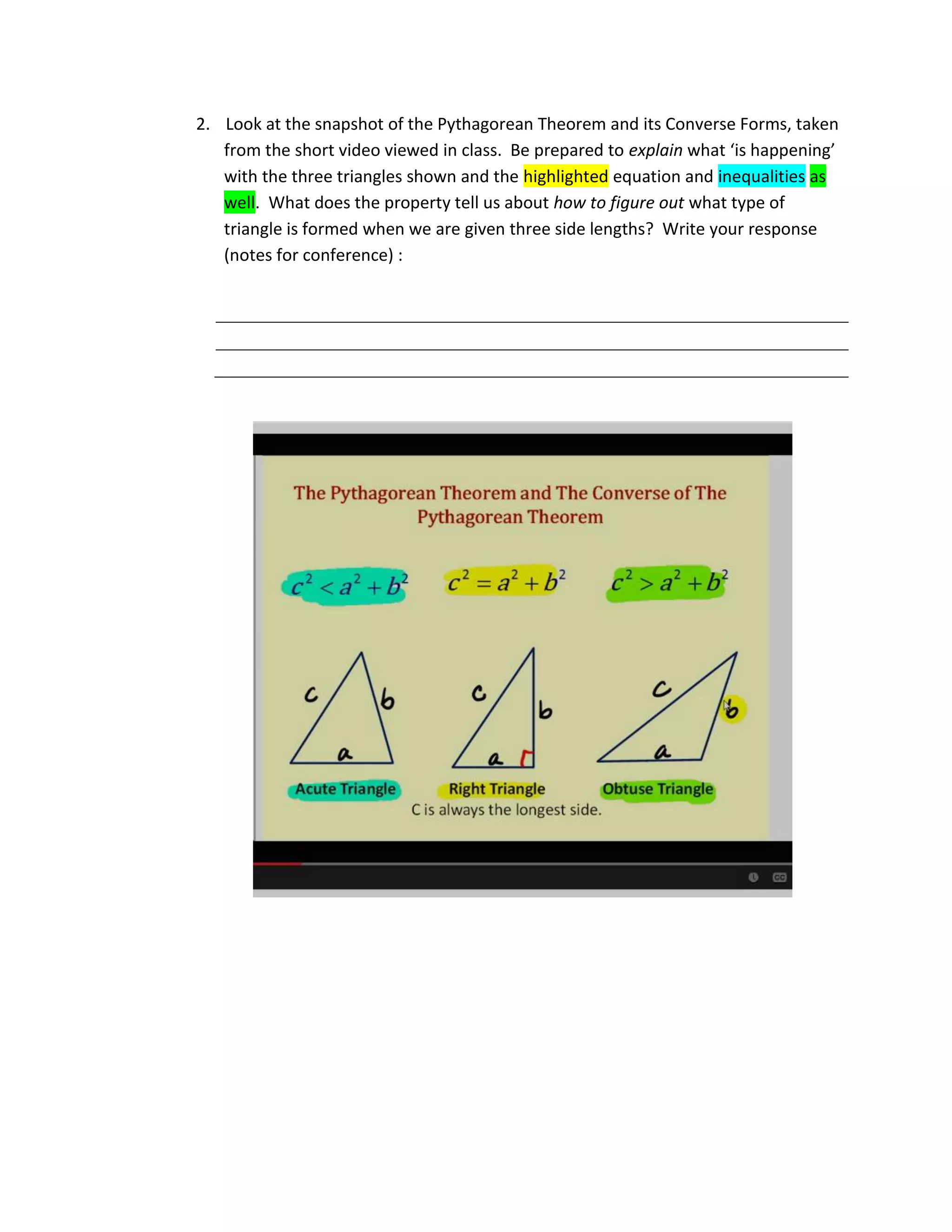 Triangle Inequality Theorem: Activities and Assessment Methods | PDF