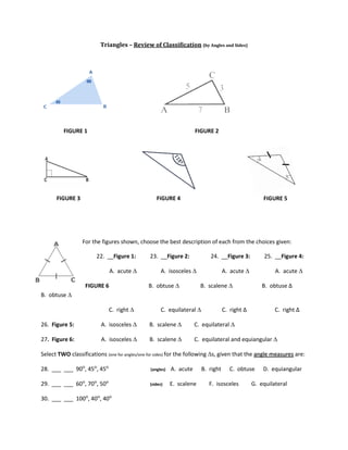 Triangle Inequality Theorem: Activities and Assessment Methods | PDF