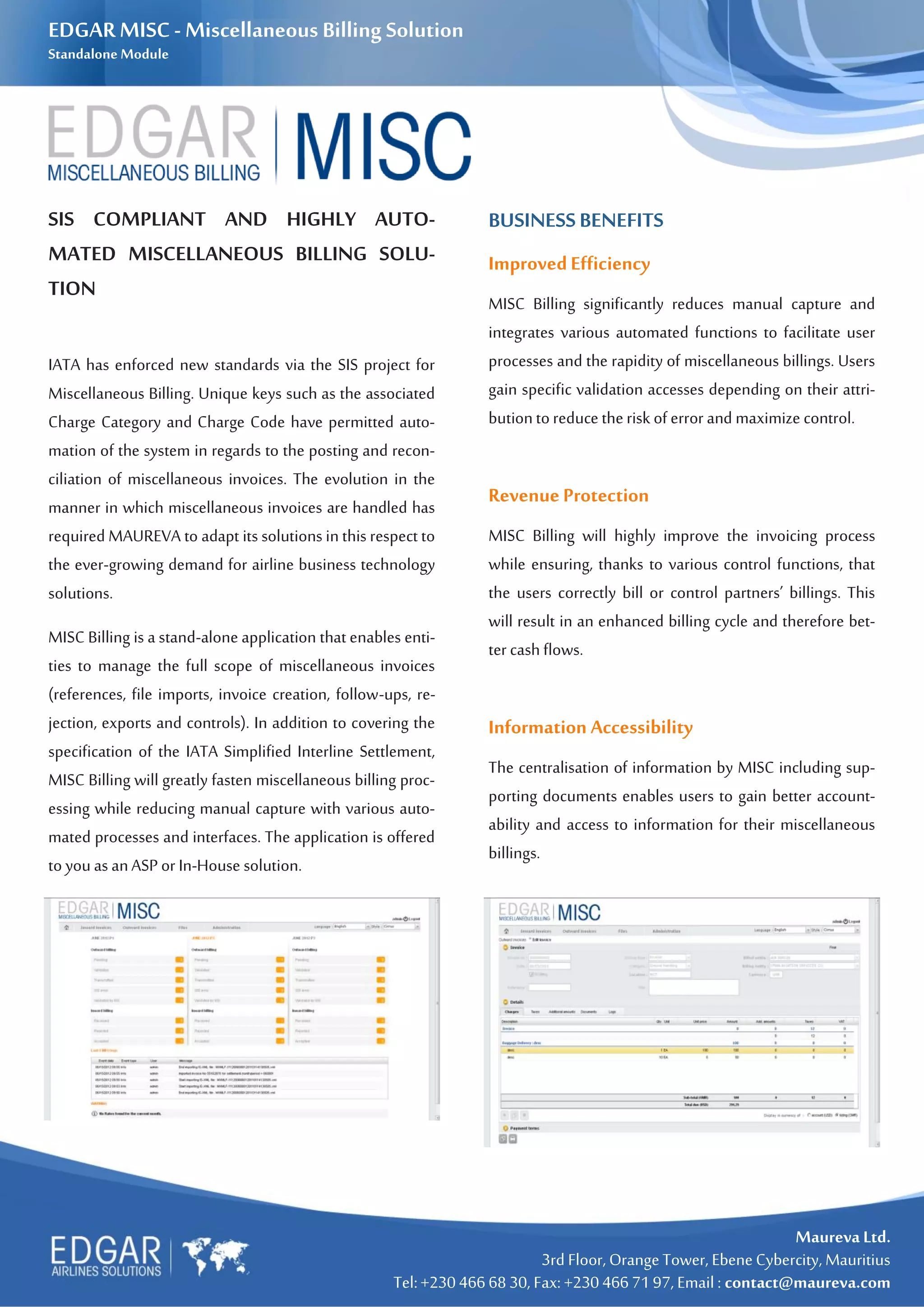EDGAR AIRLINE PASSENGER SOLUTIONS | PDF