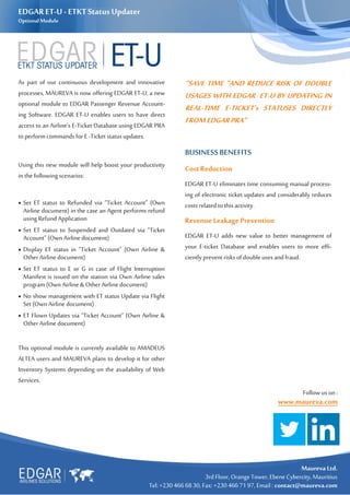 EDGAR AIRLINE PASSENGER SOLUTIONS | PDF