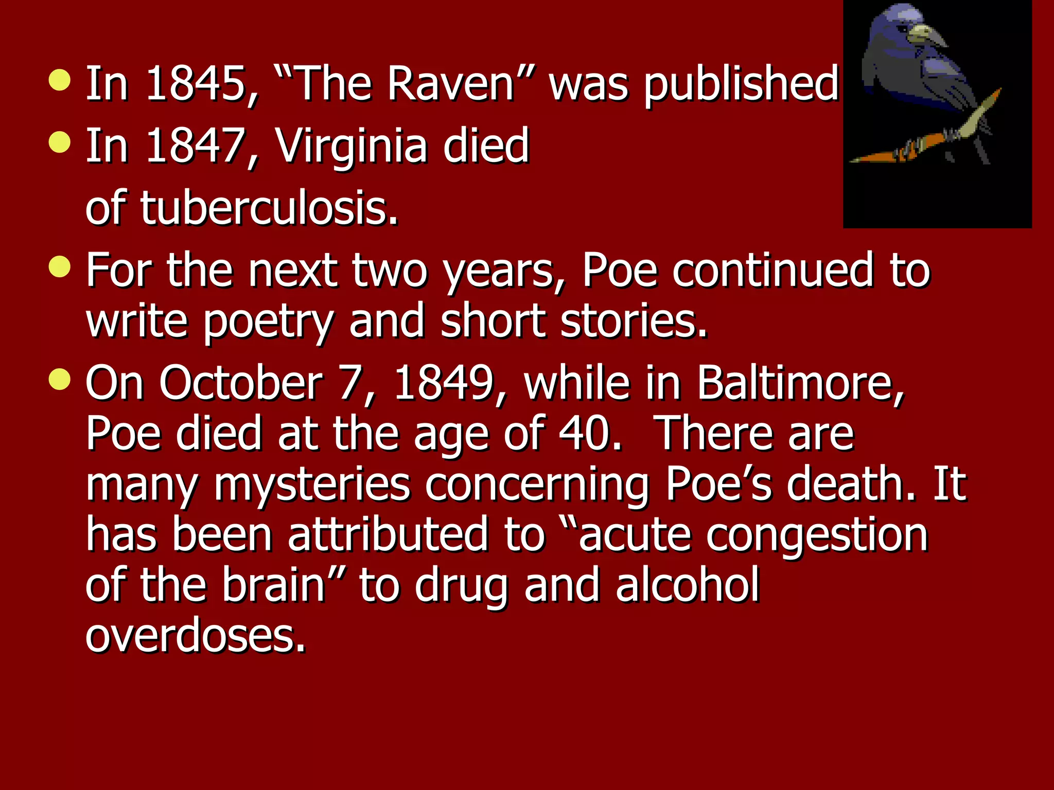 Edgar Allan Poe | PPT