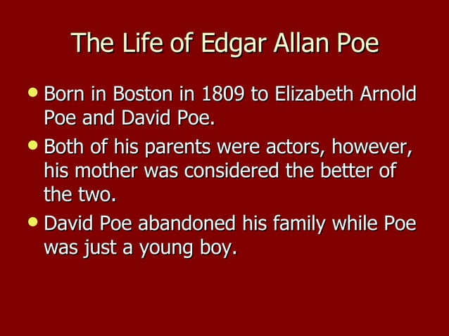 Edgar Allan Poe | PPT