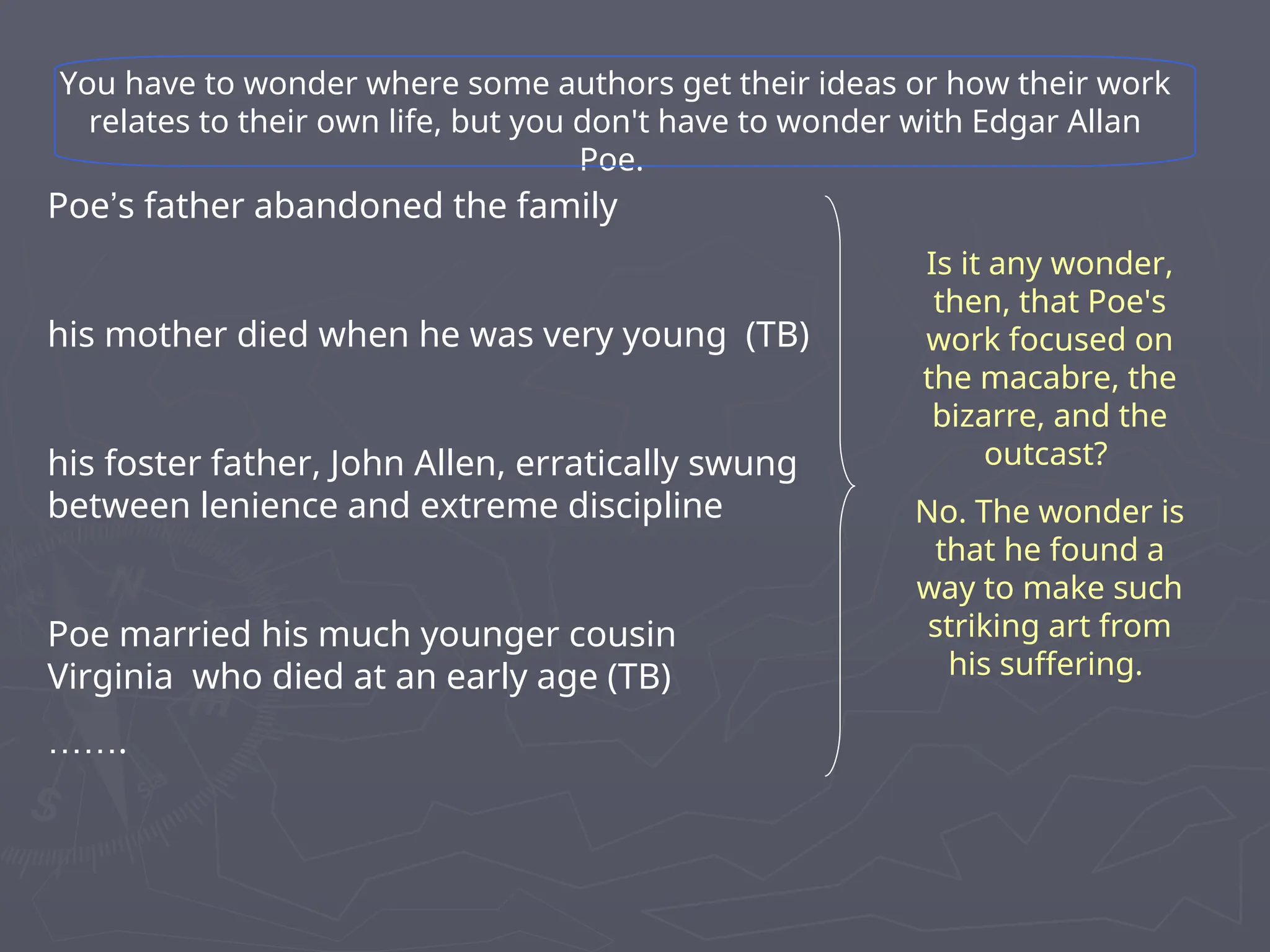 _edgar-allan-poe.ppt 1809-1849 story of his life | PPT