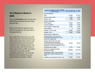 Edgar agents XBRL Presentation | PDF
