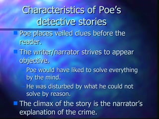 Edgar Allan Poe | PPT | Fiction | Books and Literature