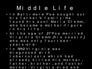 Edgar Allan Poe | PPTX | Poetry | Books and Literature