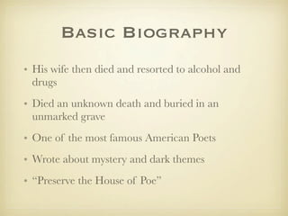 Edgar allan poe | PPT