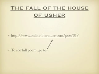 Edgar allan poe | PPT