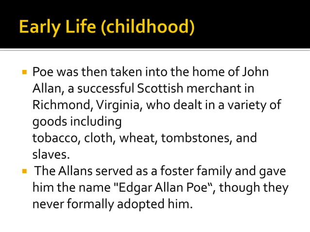 Edgar allan poe | PPT