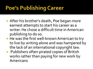 Edgar allan poe | PPT | Free Download