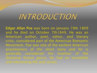 Edgar allan poe | PPTX