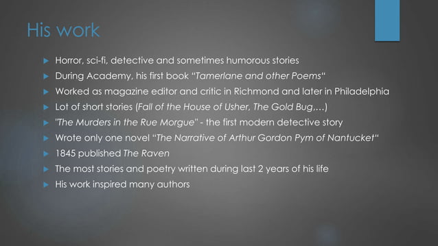 Edgar Allan Poe | PPT