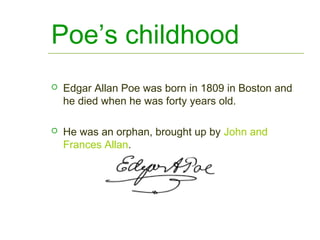 Edgar Allan Poe by Anna | PPT