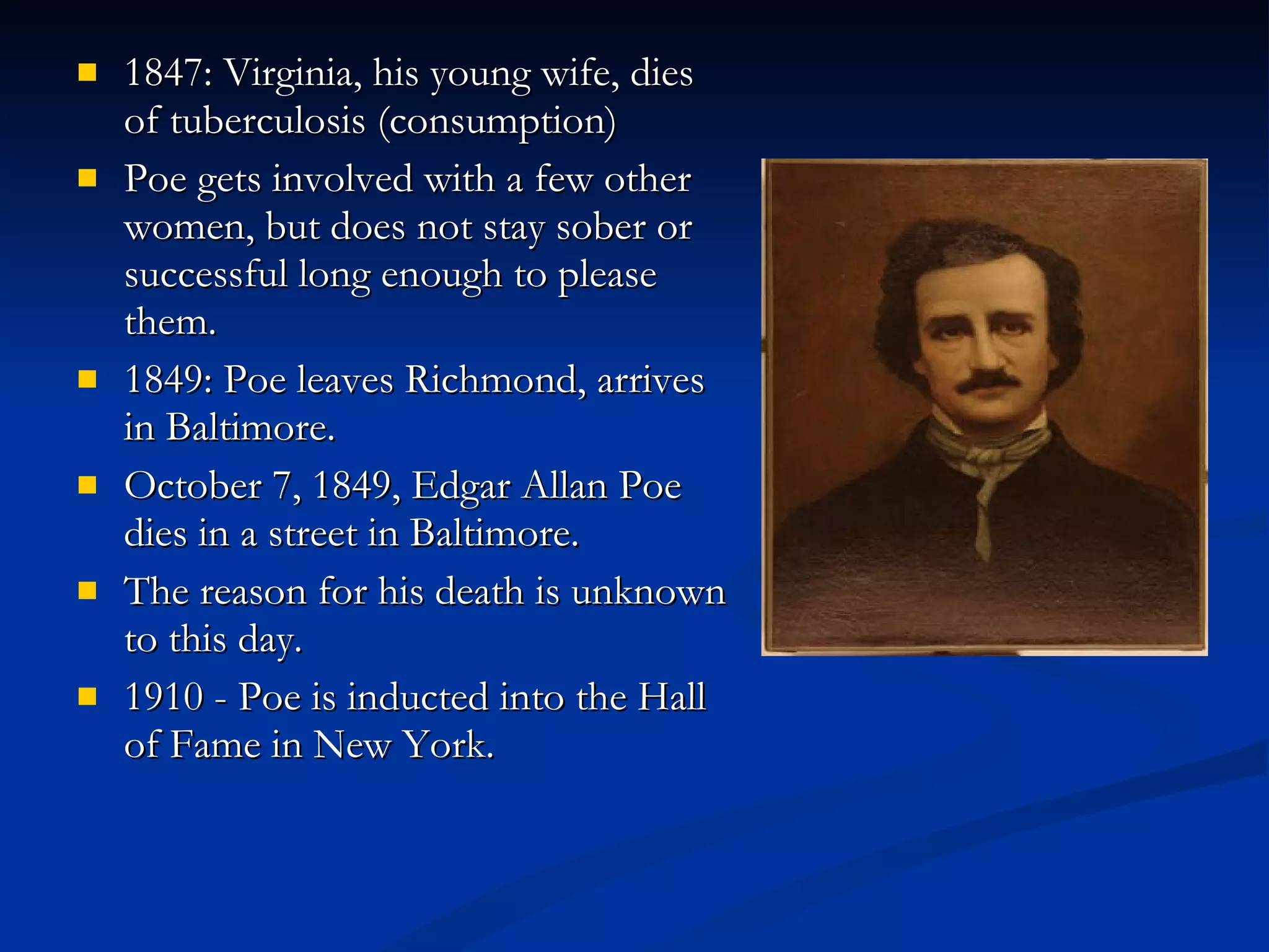 Edgar Allan Poe background | PPT
