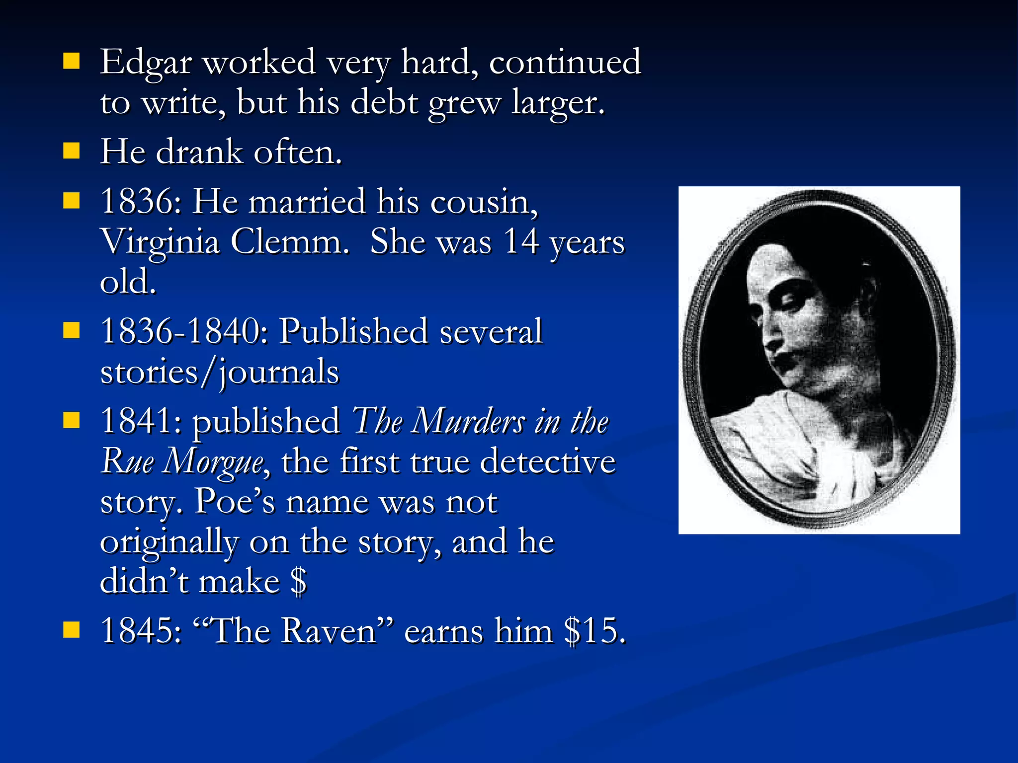 Edgar Allan Poe Background 2009 | PPT