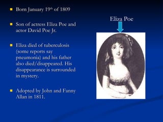 Edgar Allan Poe Background 2009 | PPT