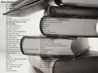 Edgar Allan Poe Cassy Johnston | PPT