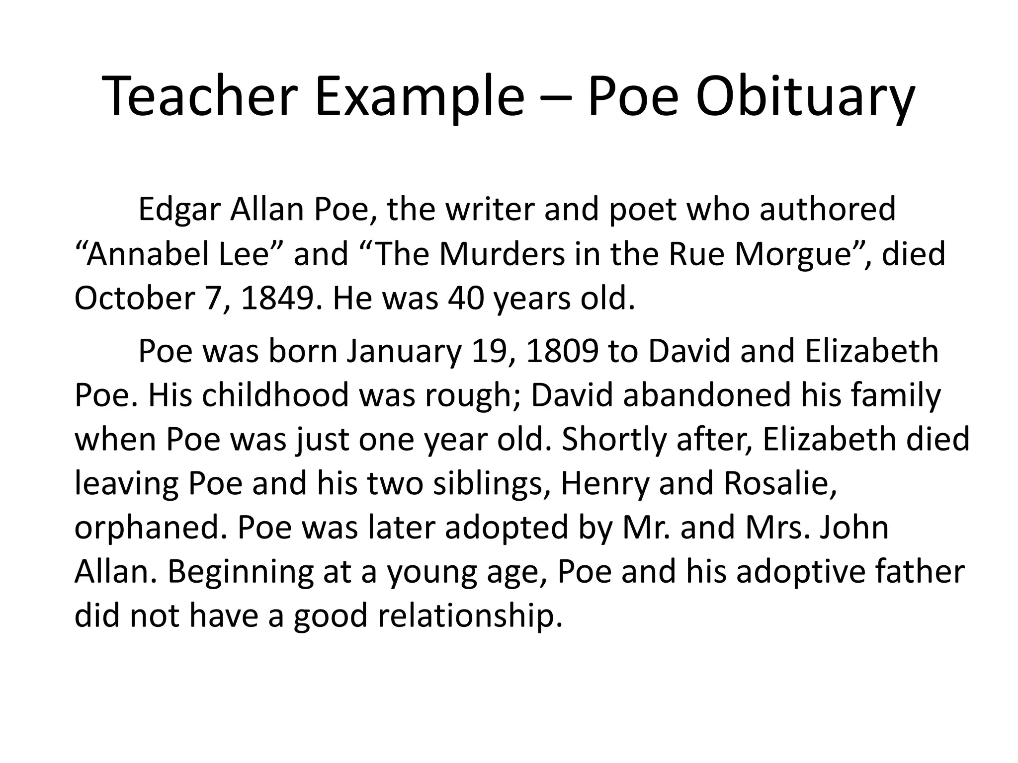 Edgar allan poe final | PPTX