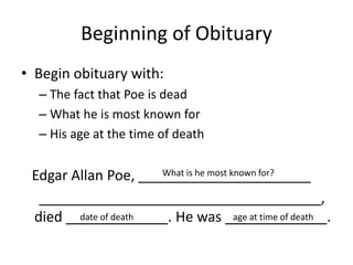 Edgar allan poe final | PPT