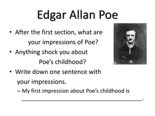 Edgar allan poe final | PPT