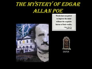 Edgar Allan Poe Project | PPT