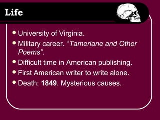 Edgar allan Poe by Silvia | PPT