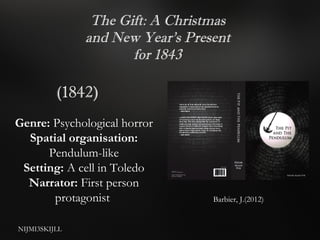 Edgar allan poe's the pit and the pendulum | PPS
