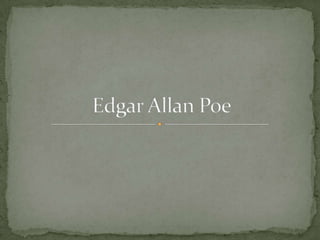Edgar Allen Poe | PPTX