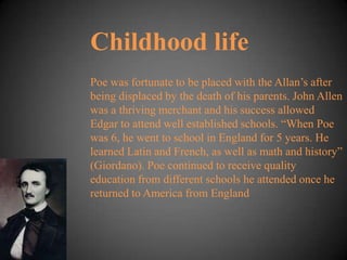 Edgar allen poe p pnt | PPT