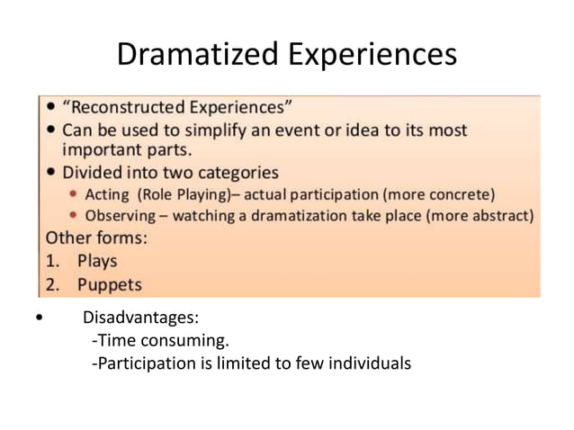 Edgar Cone of Learning (Edgar Cone of Experience) | PPTX | Education