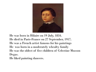 Edgar Degas | PPT
