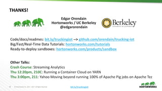 Building a modern end-to-end open source Big Data reference application | PPT