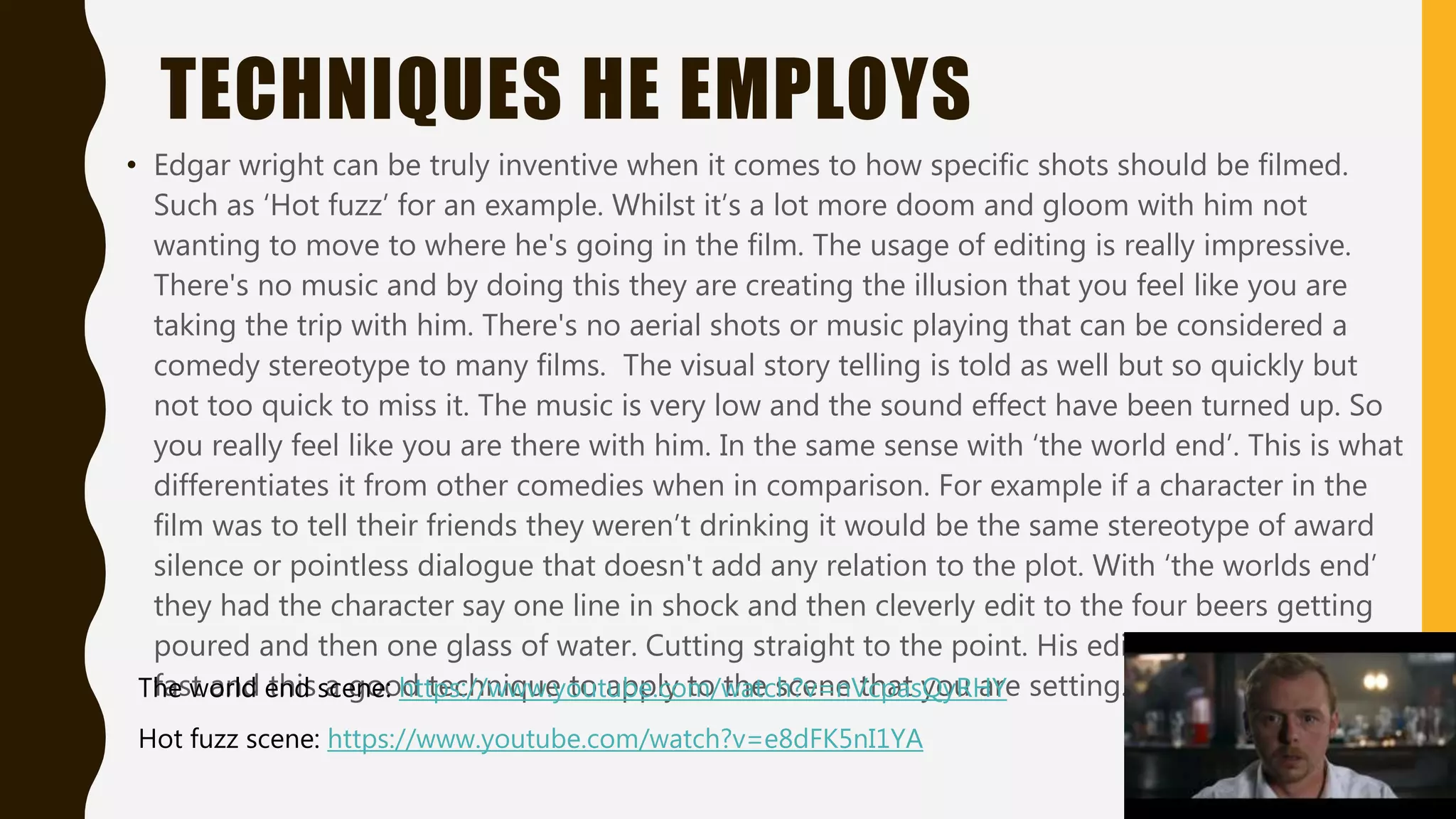 Edgar wright powerpoint | PPTX