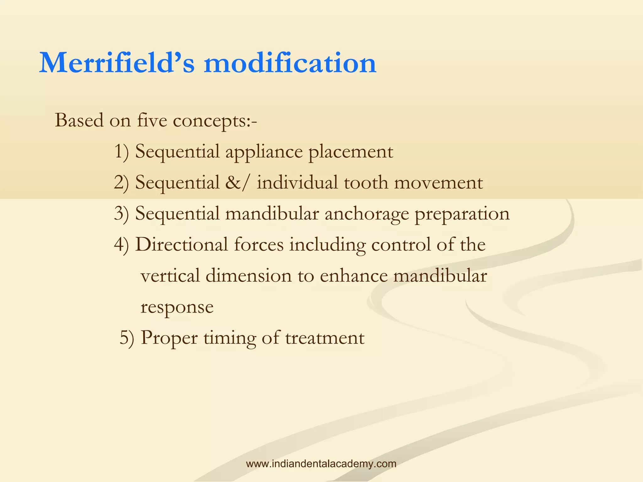 Edgewise technique- Merrifields modification /certified fixed ...