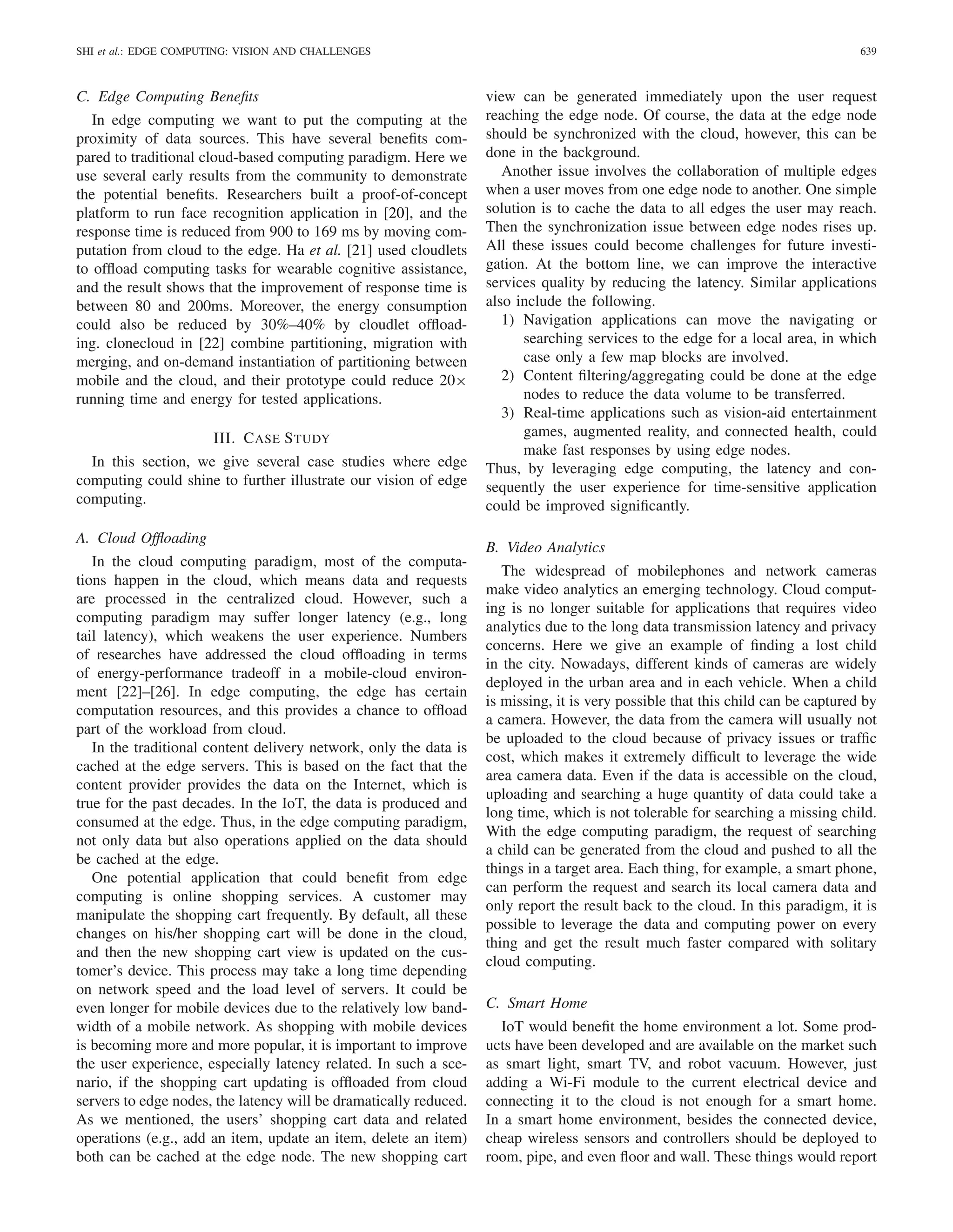 EDGE COMPUTING: VISION AND CHALLENGES | PDF | Cloud Computing | Internet