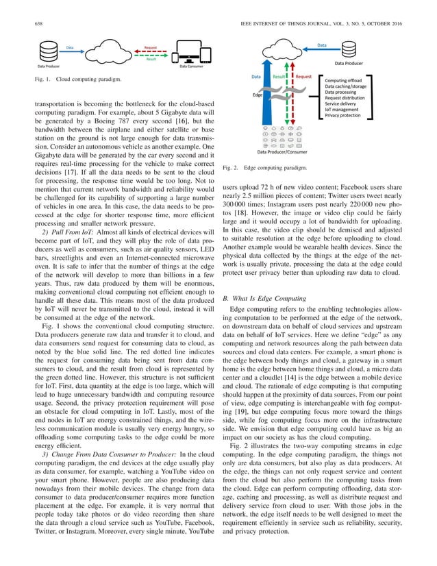 EDGE COMPUTING: VISION AND CHALLENGES | PDF | Cloud Computing | Internet