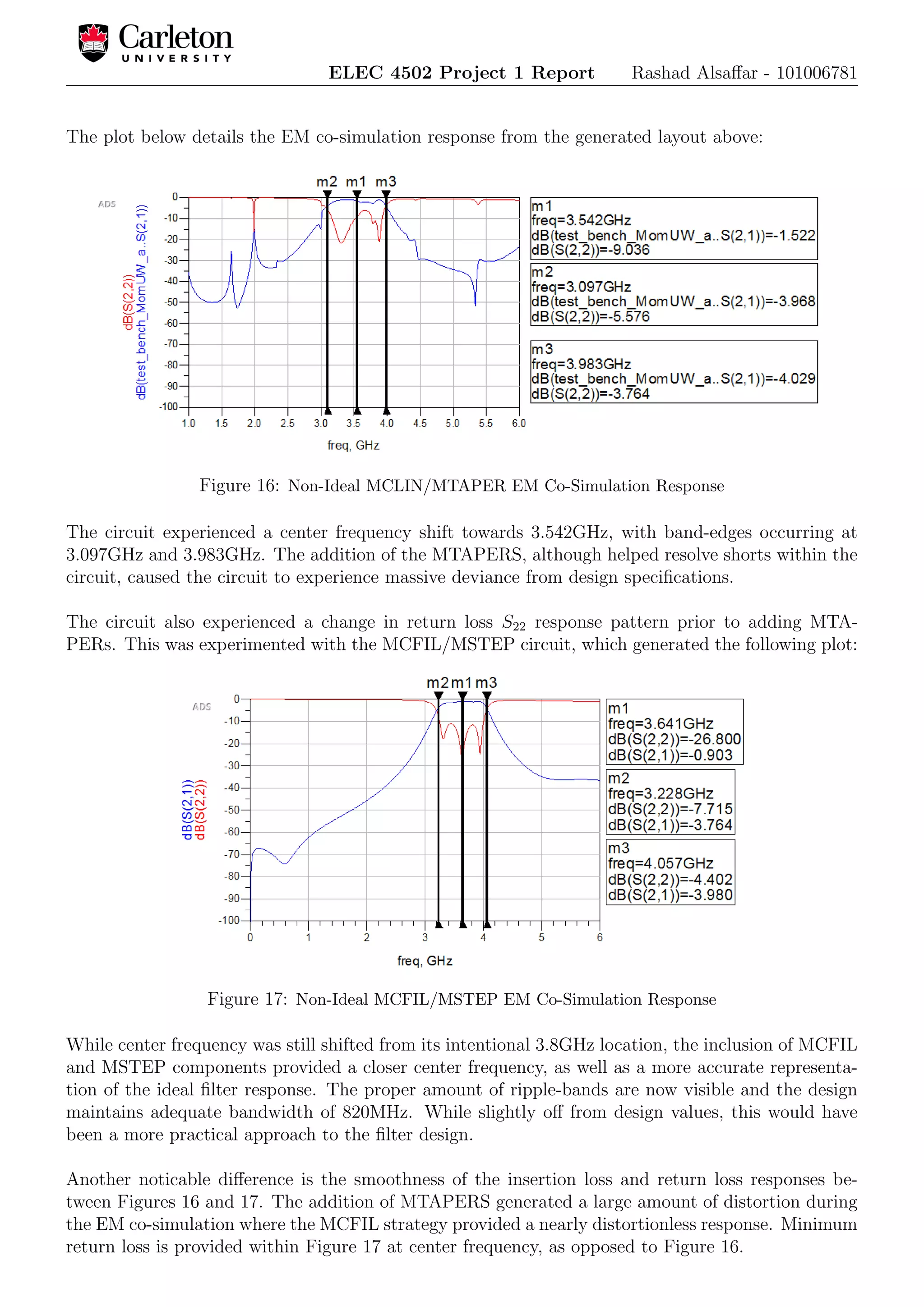 Edge-Coupled Bandpass Microstrip Filter Design | PDF