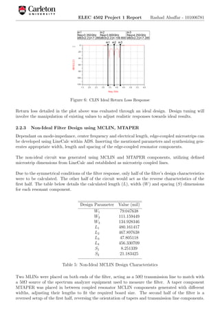 Edge-Coupled Bandpass Microstrip Filter Design | PDF