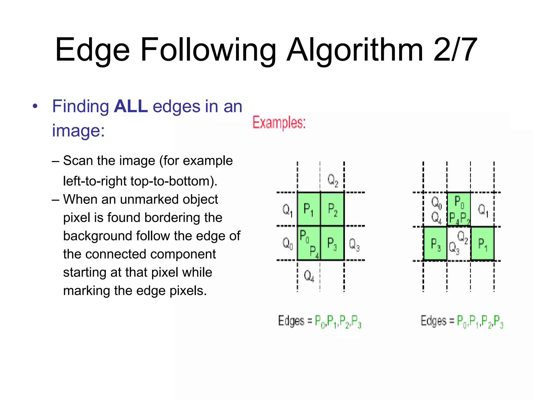 Edge Following Algorithm Chiara Galdi | PPT
