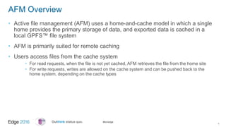 Spectrum Scale Unified File and Object with WAN Caching | PPT