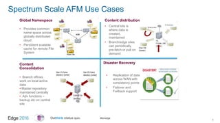 Spectrum Scale Unified File and Object with WAN Caching | PPT