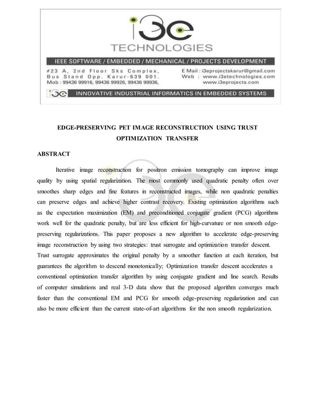 Edge preserving pet image reconstruction using trust optimization transfer | DOCX