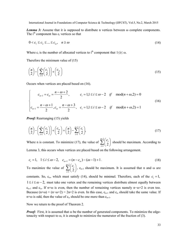 Edge tenacity in cycles and complete | PDF | Physics | Science