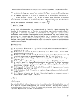 Edge tenacity in cycles and complete | PDF | Physics | Science