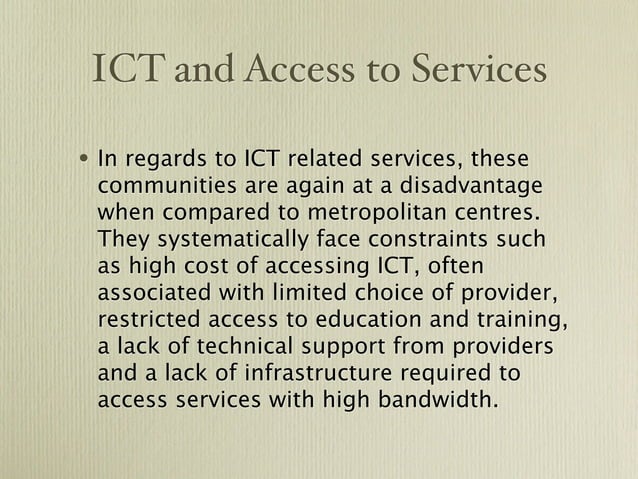 Edge 901 assignment 2. the digital divide | KEY