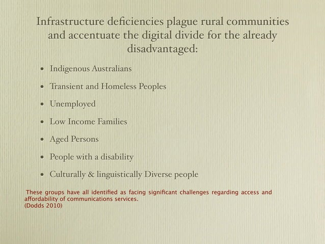 Edge 901 assignment 2. the digital divide | KEY